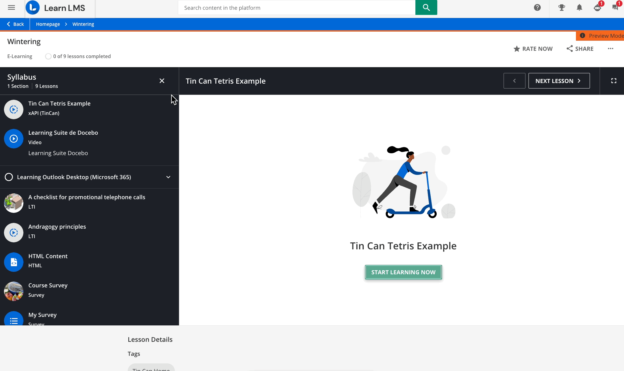 Attending E-Learning Courses – Docebo Help & Support