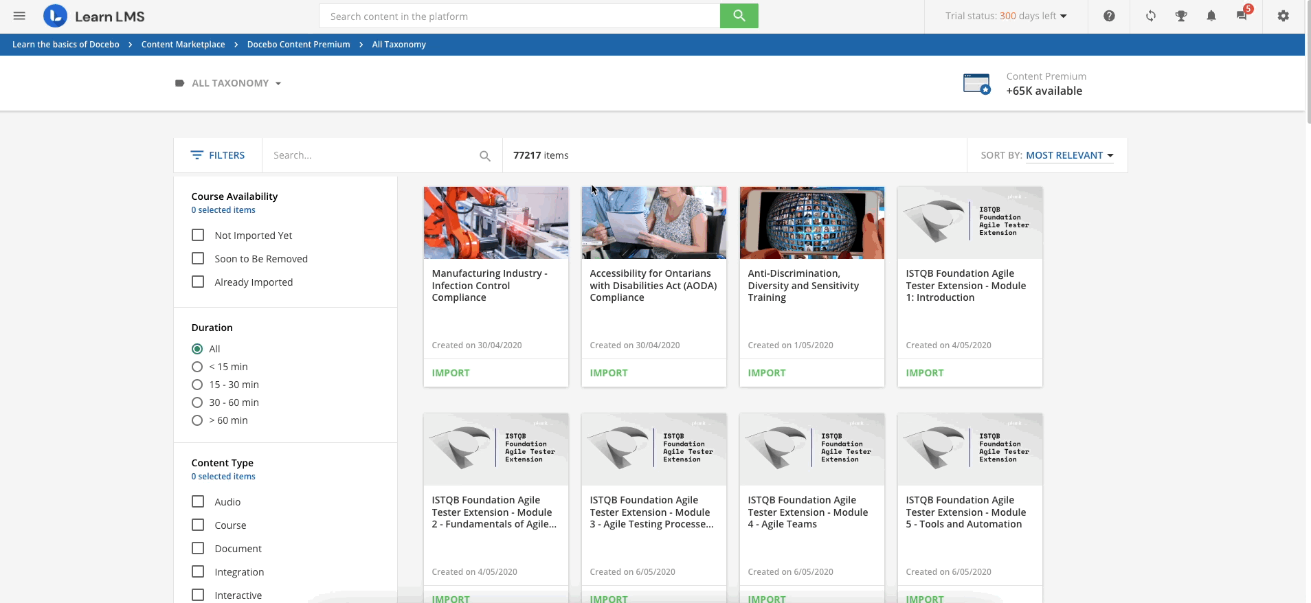 Managing Docebo Content Classic – Docebo Help & Support