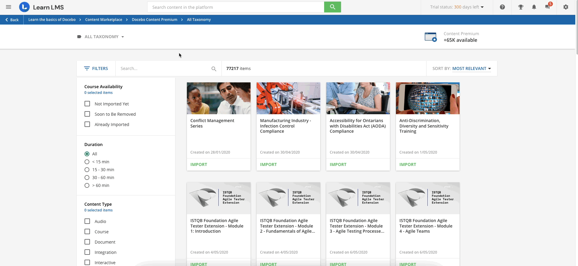 Managing Docebo Content Classic – Docebo Help & Support