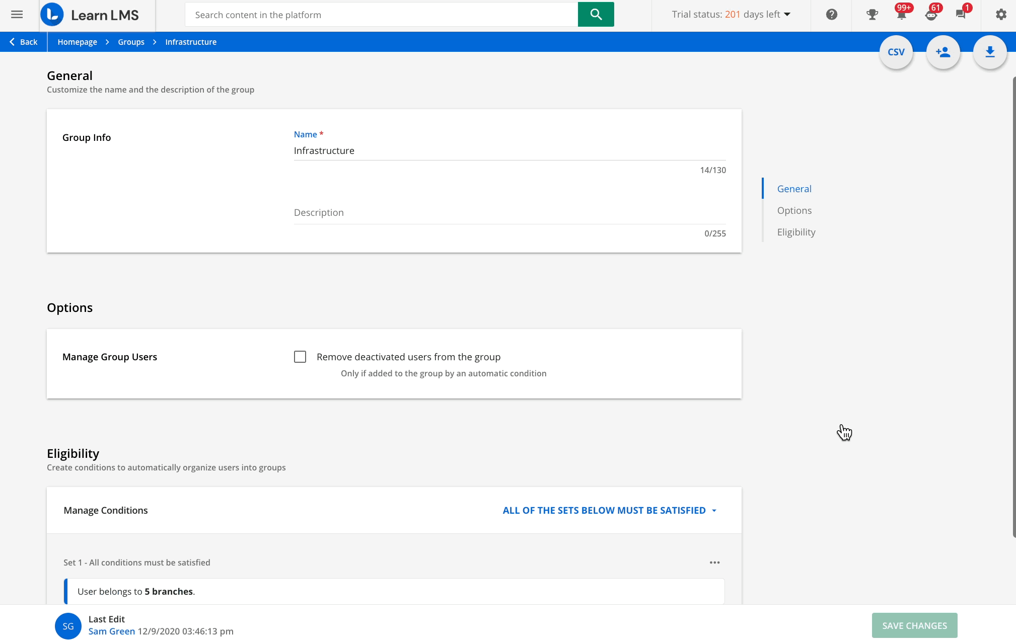 Managing groups – Docebo Help & Support