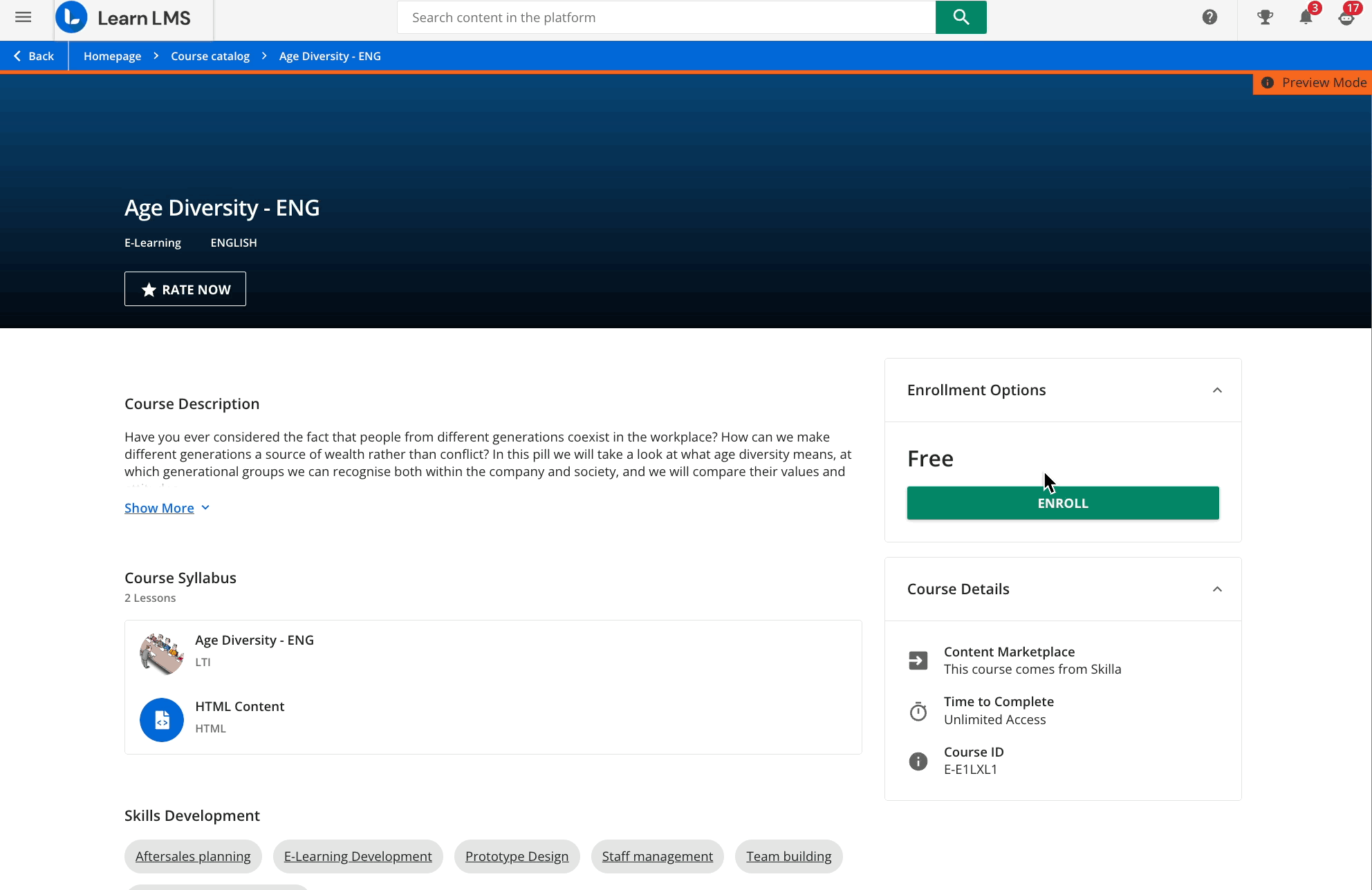 Self-enrolling in courses and learning plans from catalogs – Docebo ...