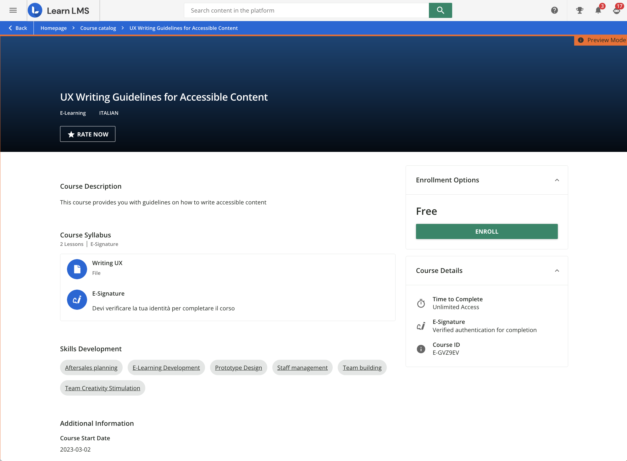 Self-enrolling in courses and learning plans from catalogs – Docebo ...