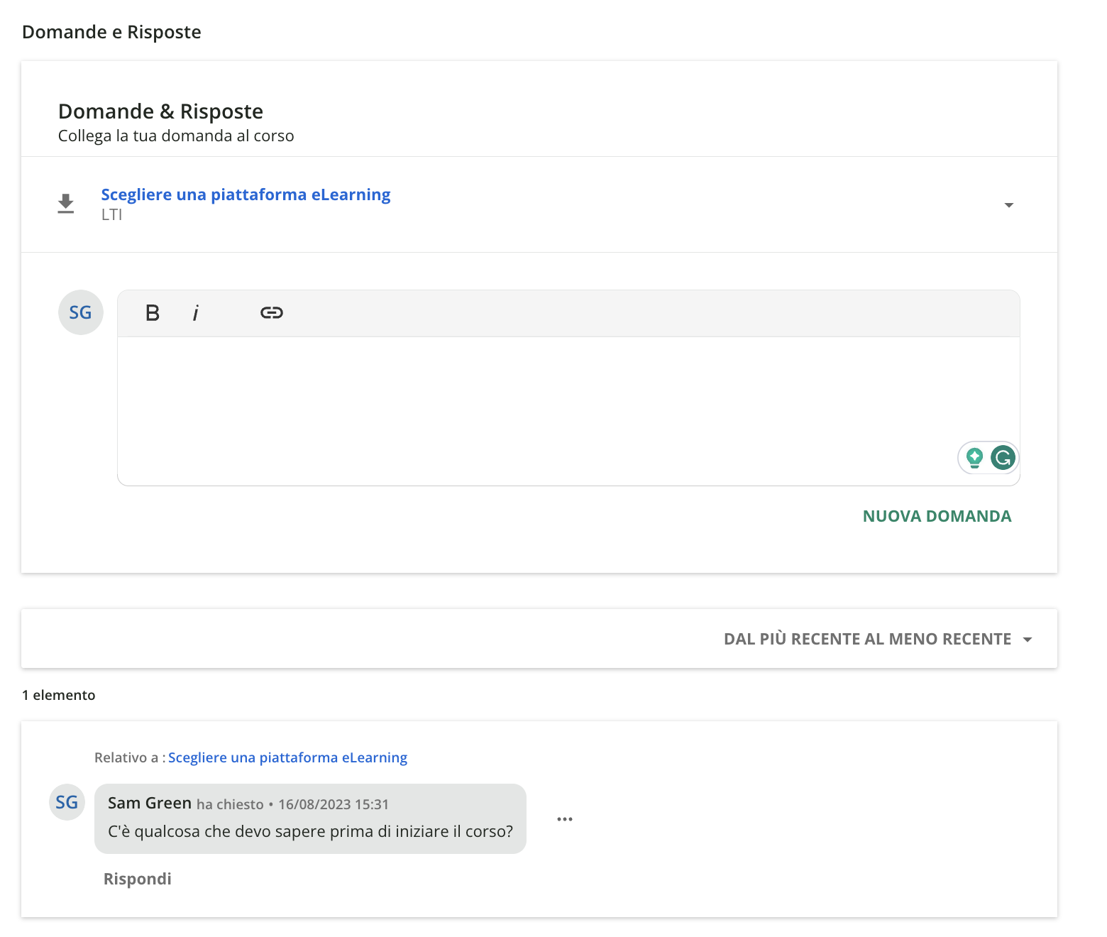 Gestire il layout e i contenuti dei corsi – Docebo Help & Support