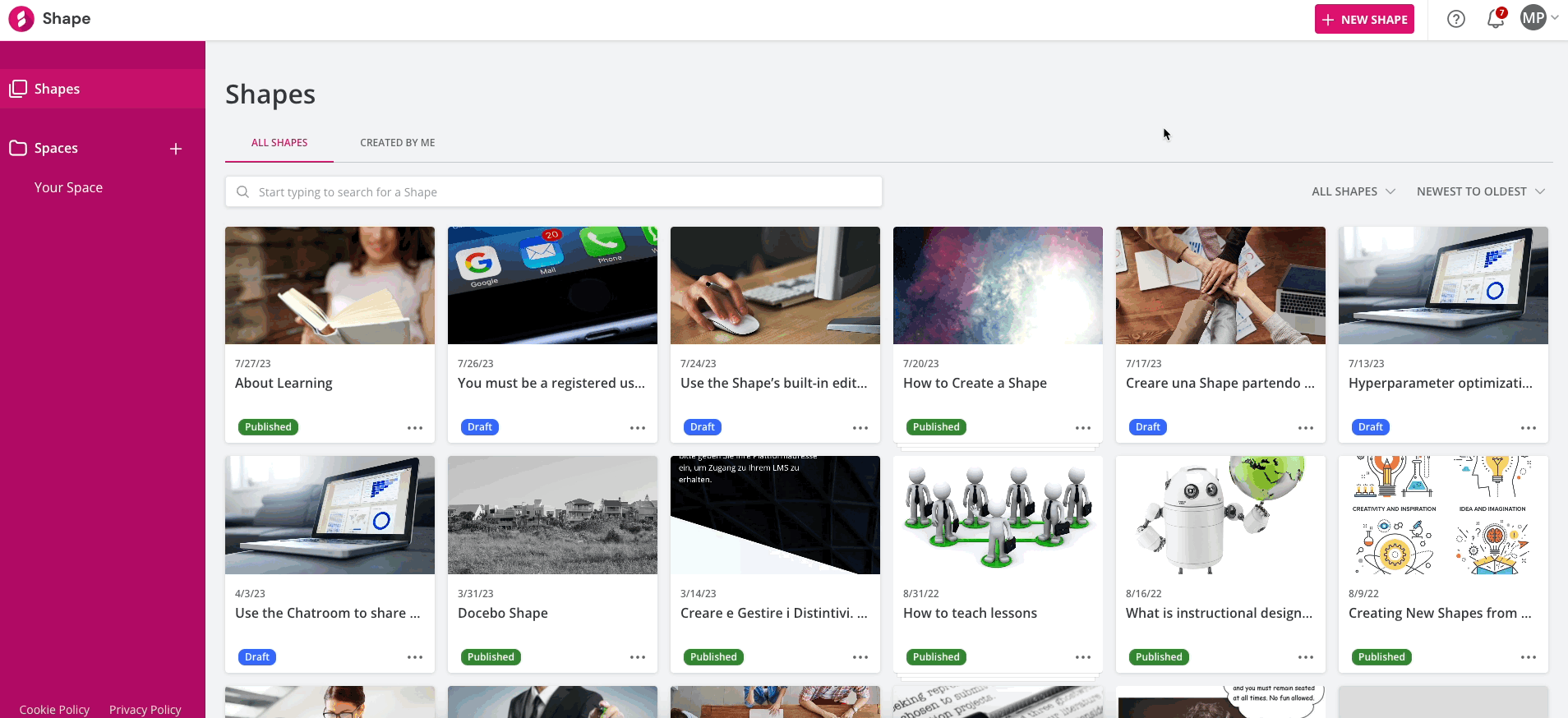 Creating New Shapes from a Storyboard – Docebo Help & Support