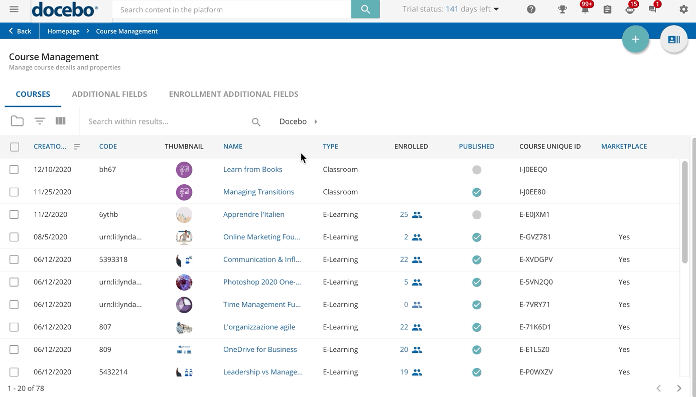 Introduction to Course Management – Docebo Help & Support