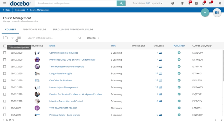 Introduction to Course Management – Docebo Help & Support